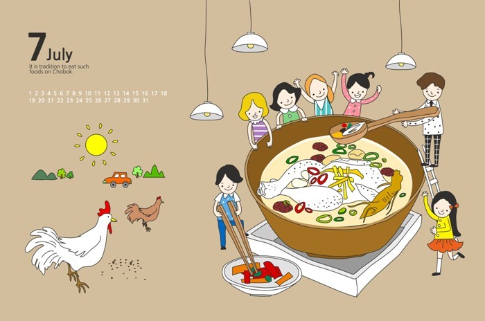 Sambok-Tam Phục (ba tiết khí nóng nhất trong mùa hè ở Hàn Quốc)